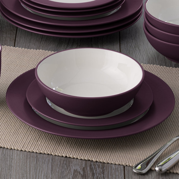 Noritake Colorwave 16-Piece Rim Dinnerware Set, Service for 4 & Reviews ... Noritake Colorwave 16-Piece Rim Dinnerware Set, Service for 4 & Reviews ...